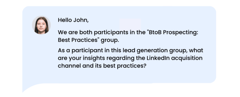 5 LinkedIn invitation message examples 2025