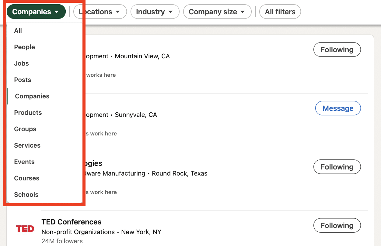 Guide to use LinkedIn advanced search boolean filters (2025)