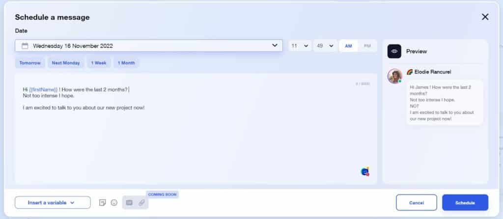 Automated follow-up for LinkedIn with Inbox Waalaxy