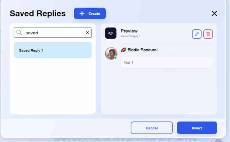 How to use saved replies on LinkedIn with Inbox Waalaxy