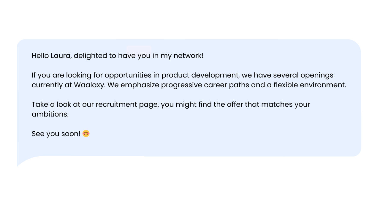 12 examples of LinkedIn welcome messages - 2025