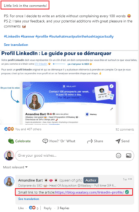 Link as a comment on LinkedIn: How To Do It? 2025