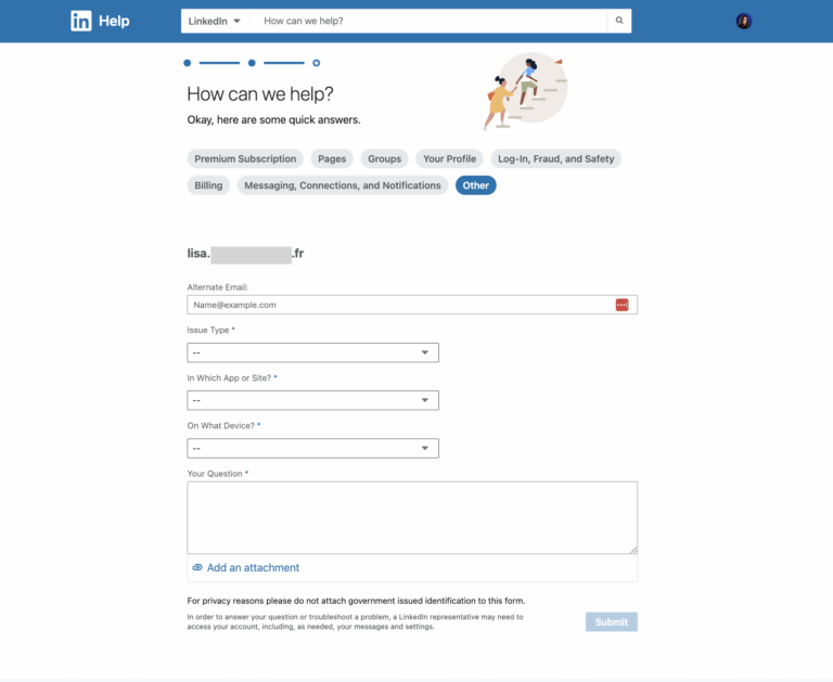 How to contact LinkedIn customer support right now? (2026)
