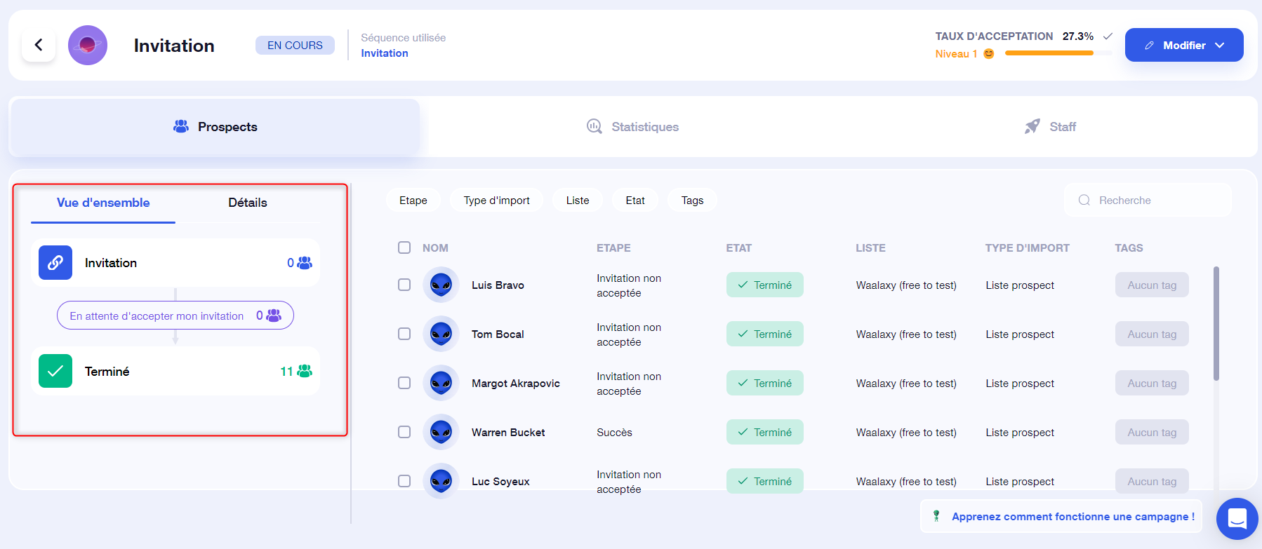 How to get started on Waalaxy? Getting started tutorial
