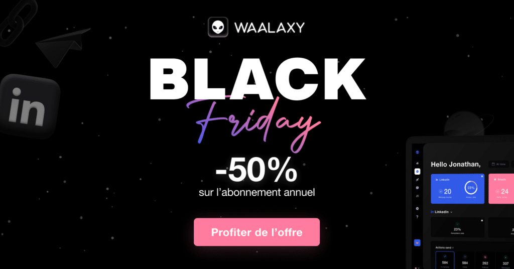 Waalaxy promo code? But what for, since it's free!