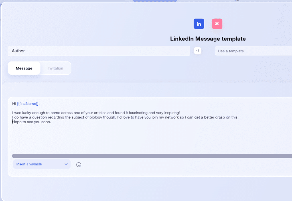 Message LinkedIn connection template : 12 contoh untuk bersinar