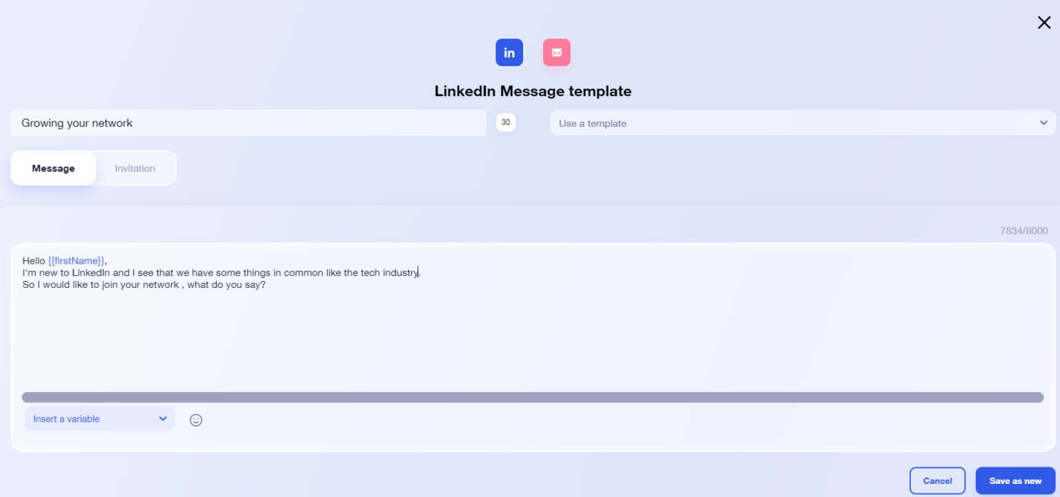 Message LinkedIn connection template : 12 contoh untuk bersinar