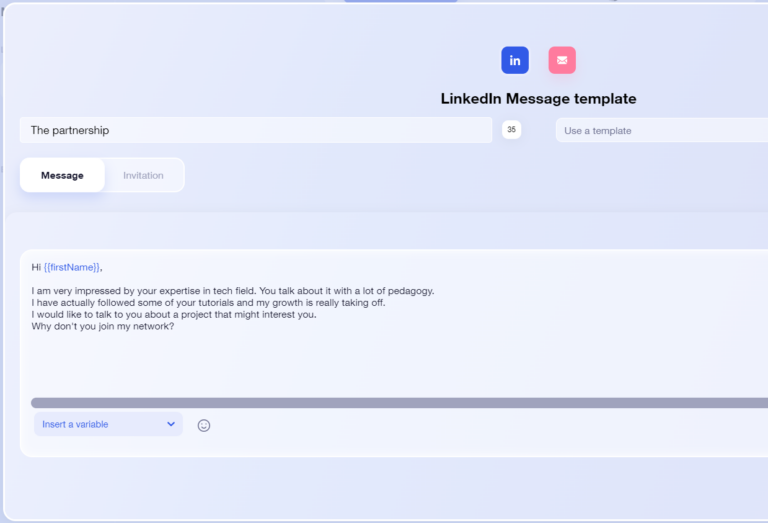 Message LinkedIn connection template : 12 contoh untuk bersinar