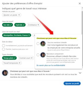 Comment mettre Open To Work LinkedIn rapidement en 2025