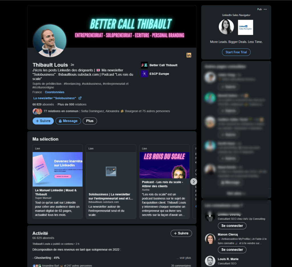 Top 20 des meilleurs influenceurs LinkedIn en 2025 =>