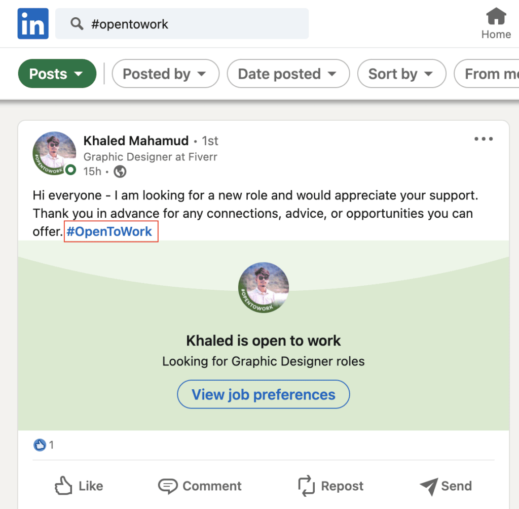 How To Add LinkedIn Open To Work And Find A Job?