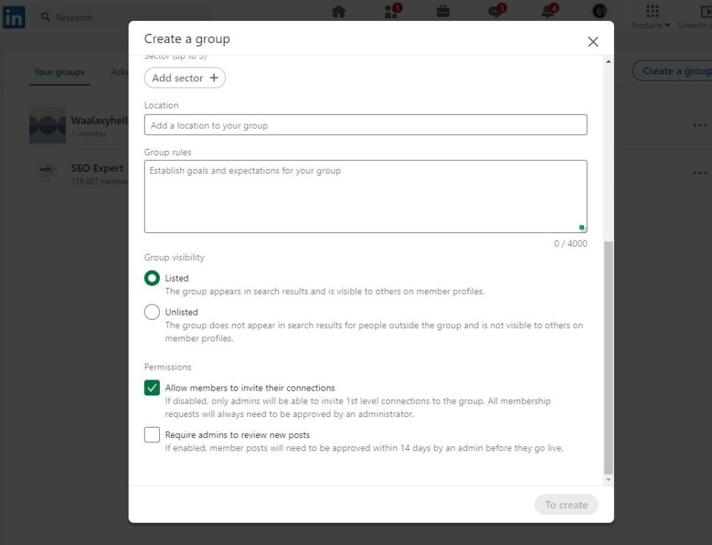 Bagaimana Cara Kerja Grup LinkedIn dan create LinkedIn group