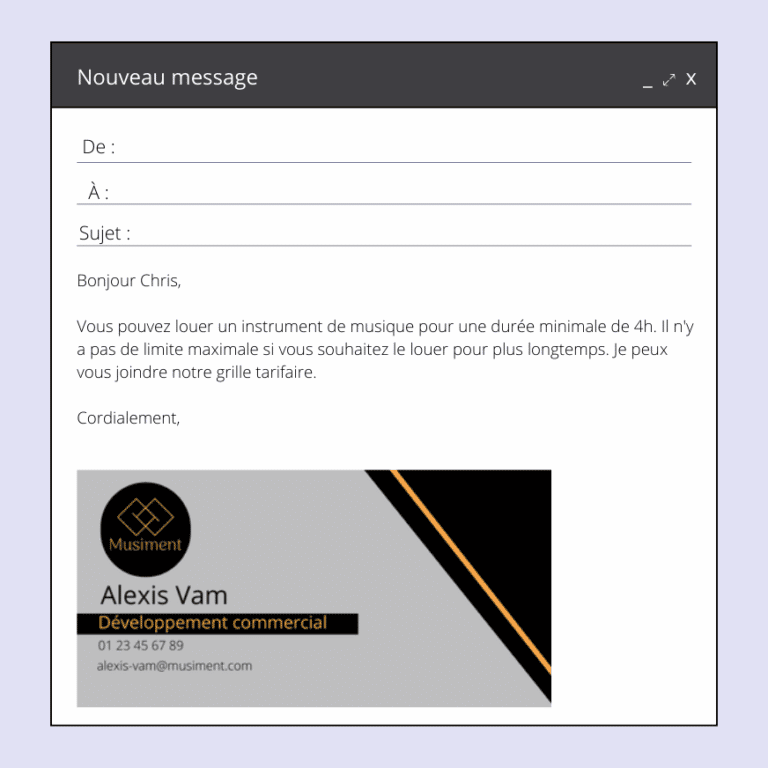 Signature mail : 13 exemples + 7 outils pour en créer 2025