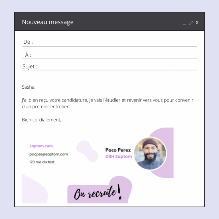 Signature mail : 13 exemples + 7 outils pour en créer 2025