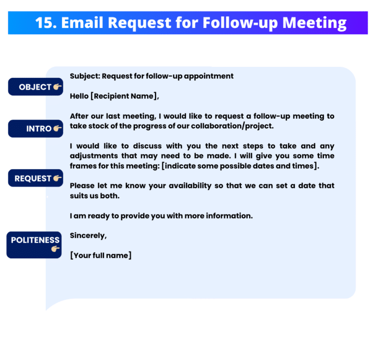 15 Best Meeting Request Email Templates