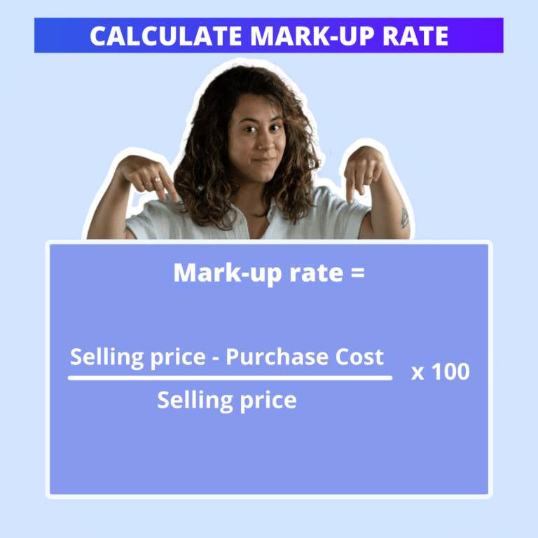 Markup rate : How to calculate it