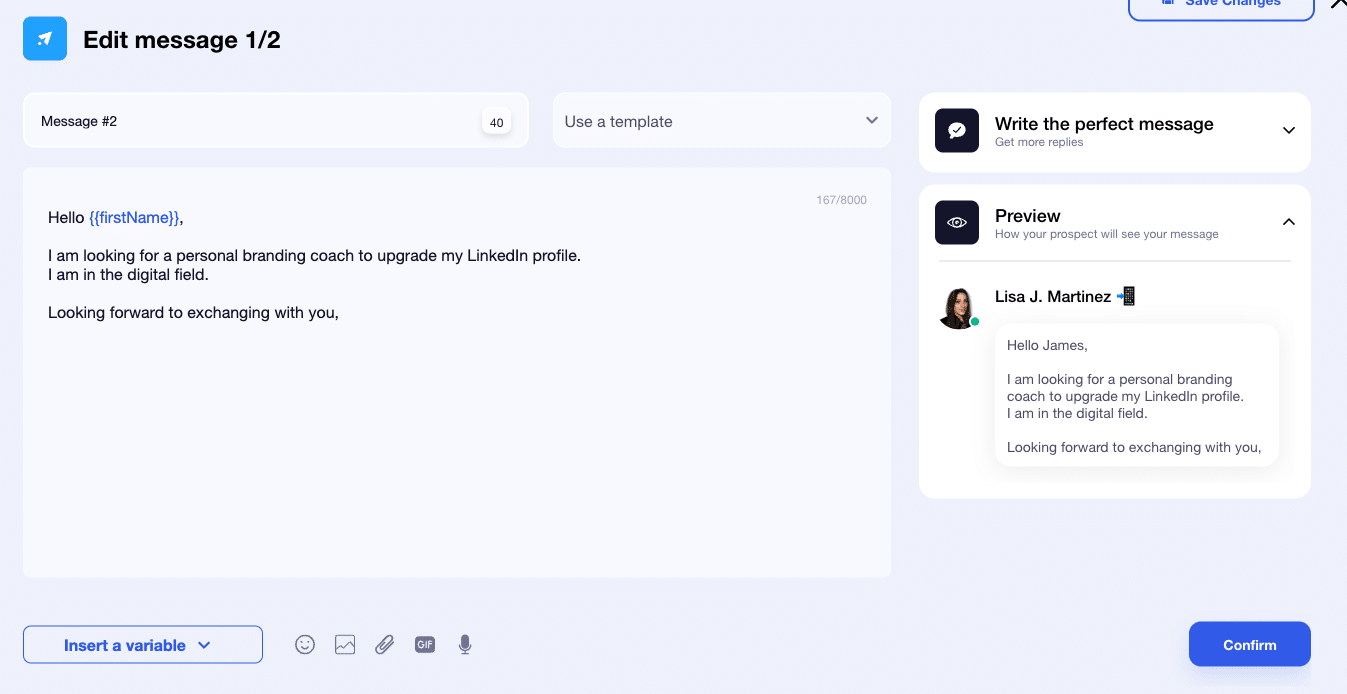 Sales email = Be impactful in 4 steps