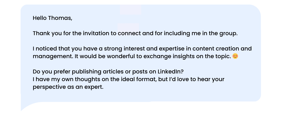 9 Examples of LinkedIn thank you messages to use