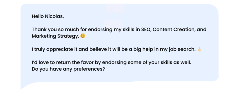 9 Examples of LinkedIn thank you messages to use