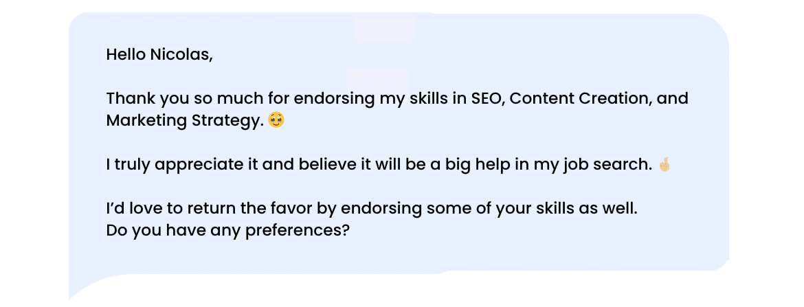 9 Examples of LinkedIn thank you messages to use