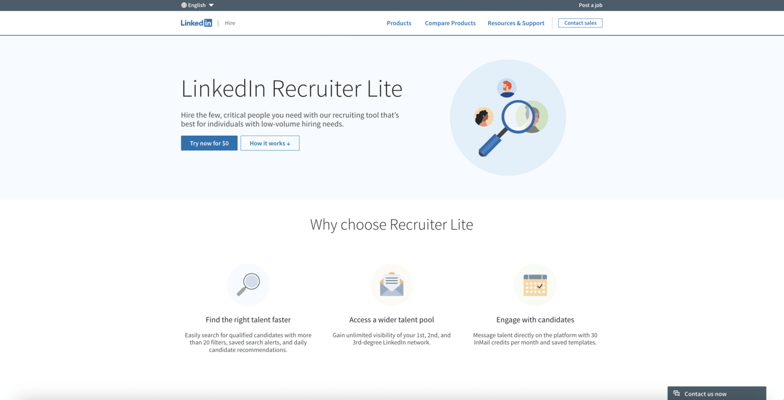 LinkedIn Recruiter Lite VS Recruiter Core VS LinkedIn RPS