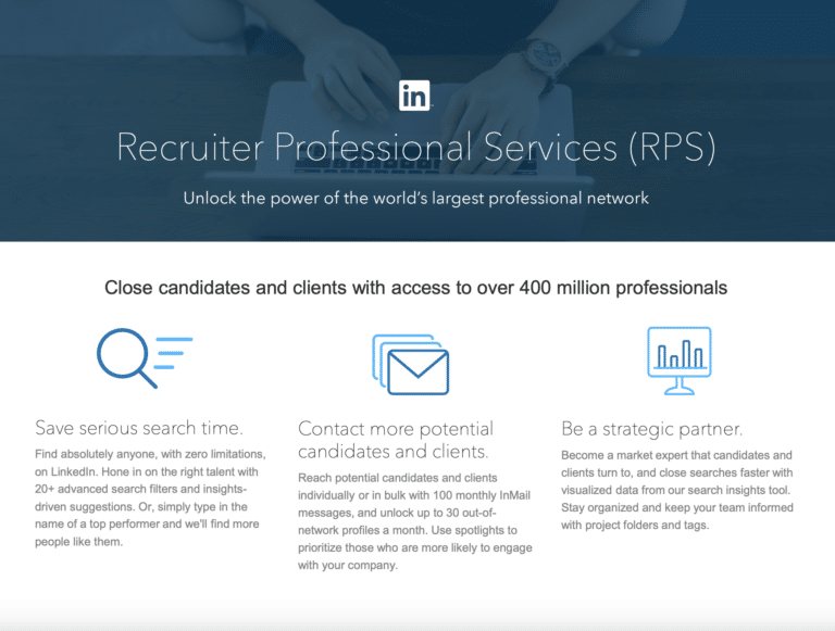 LinkedIn Recruiter Lite VS Recruiter Core VS LinkedIn RPS